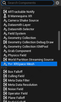 空间网格 | YVR开发者平台